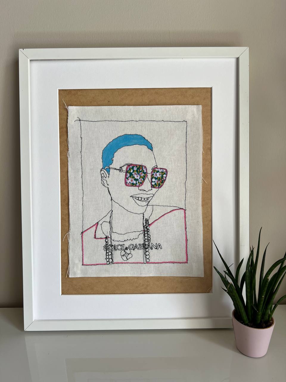 D & G Model – Fliss Dray Textile Arts